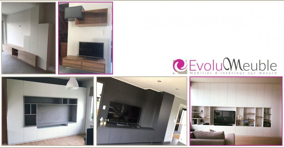 Coin TV - Rangements par Evolumeuble